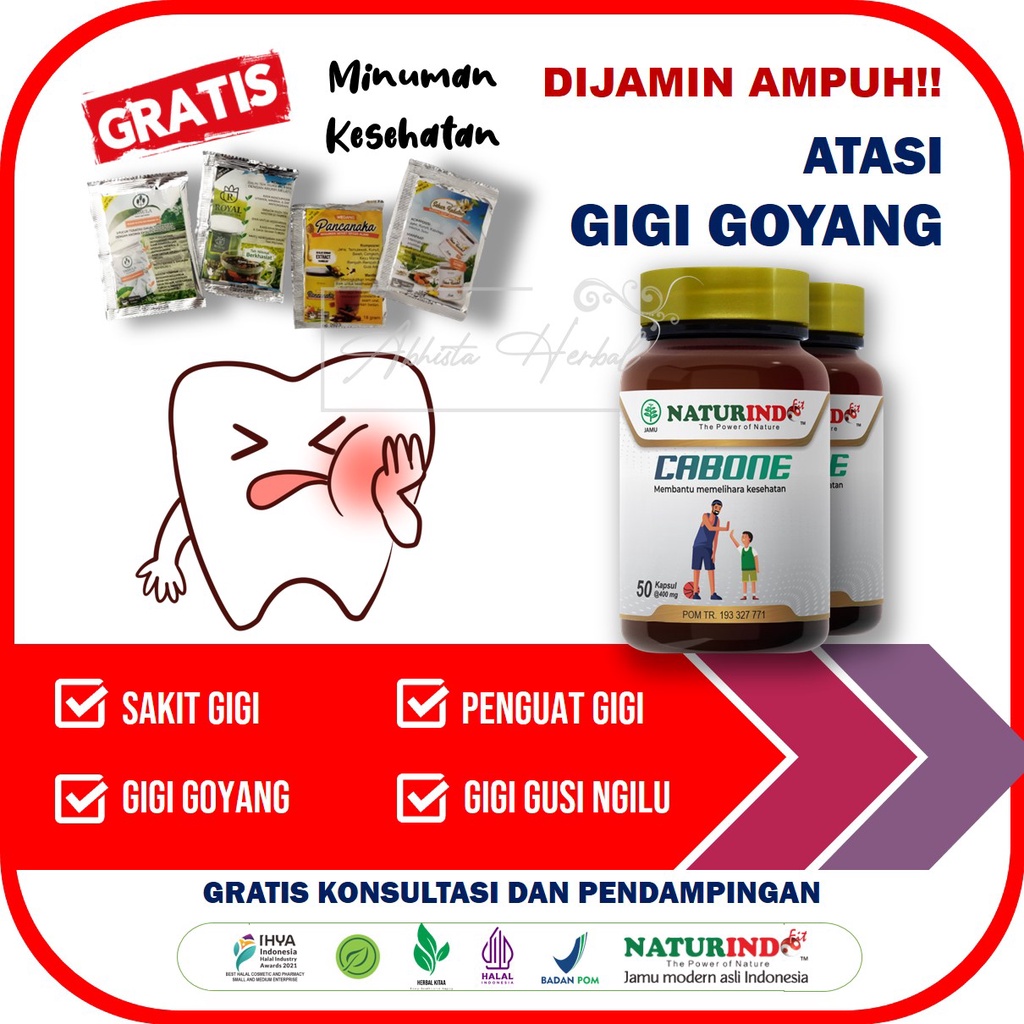 Jual Obat Gigi Goyang Herbal Ampuh Atasi Gusi Bengkak Sakit Gigi dan ...