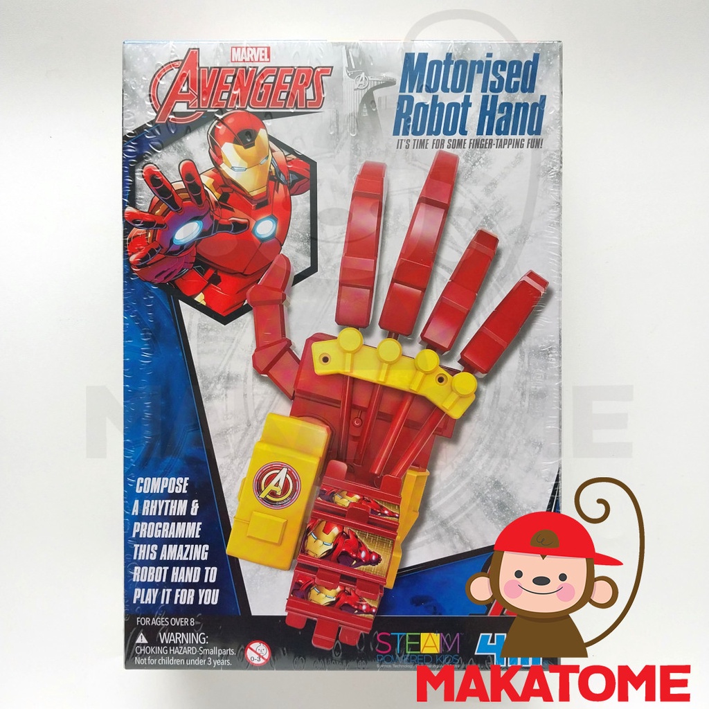 Jual 4M Disney Marvel Avengers Ironman MOTORISED ROBOT HAND mainan ...