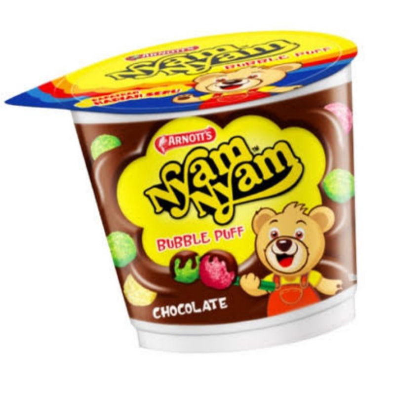 Jual Arnotts Nyam Nyam Bubble Puff Choco 18gr | Shopee Indonesia
