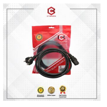 Jual Cable power cord to c13 cyborg 2 meter 3x0.75mm for psu cpu pc ...