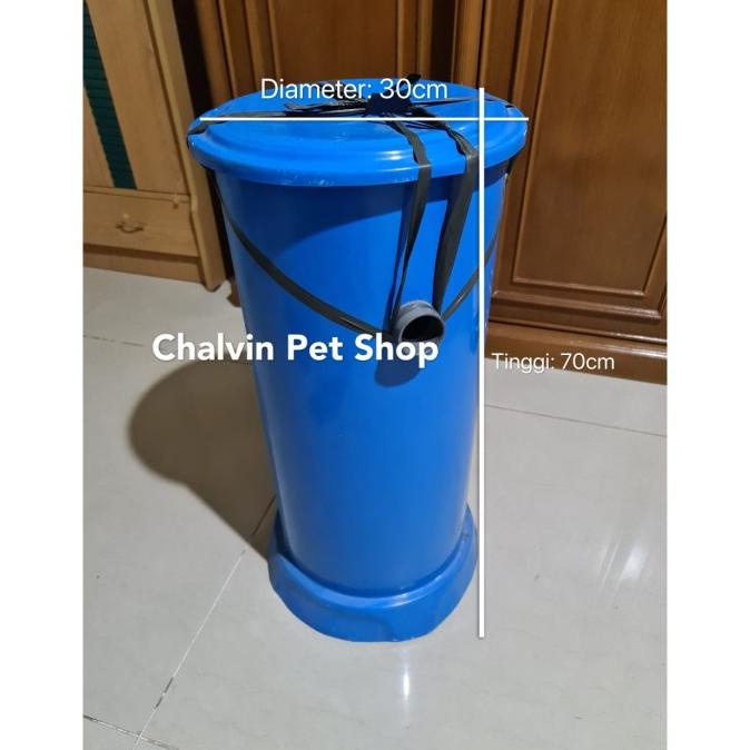 Jual Tabung Tong Filter Air Kolam / Pam Fiber Tinggi 70 Cm Diameter 30 ...