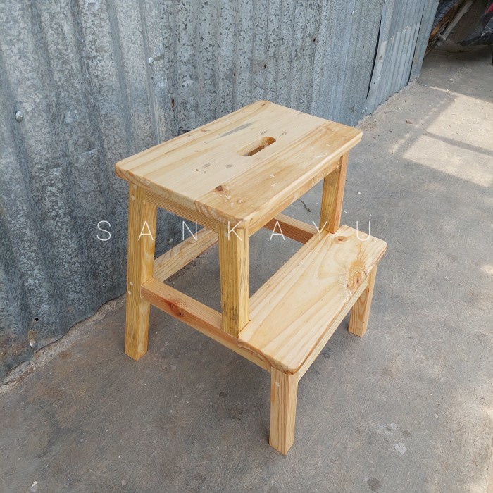 Jual Tangga Step Stool Kayu - Kursi Tangga - Tangga Dapur. Sudah Di ...