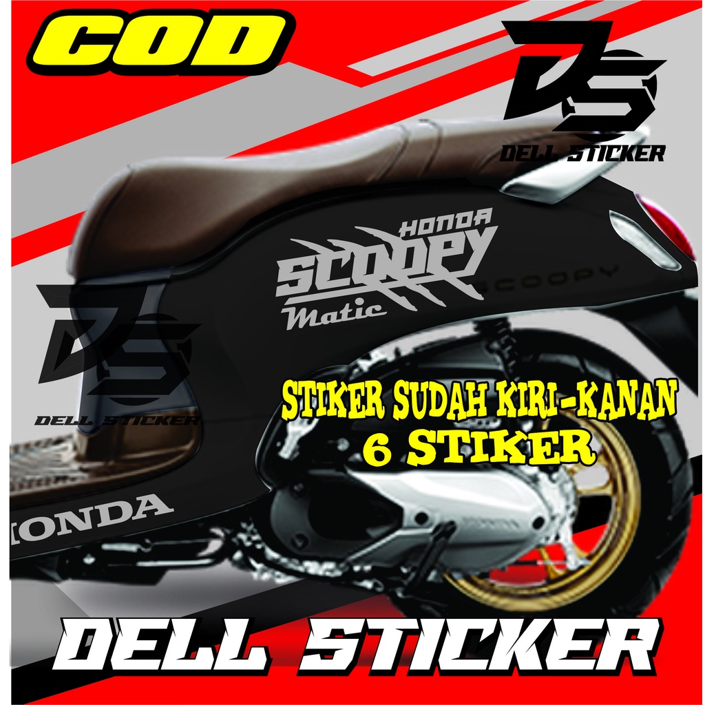 Jual Stiker Scoopy Matik / cutting stiker scoopy terbaru / scoopy 2017 ...