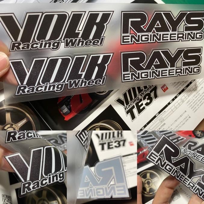 Jual Sale Sticker Premium Volk Rays Te37 | Shopee Indonesia