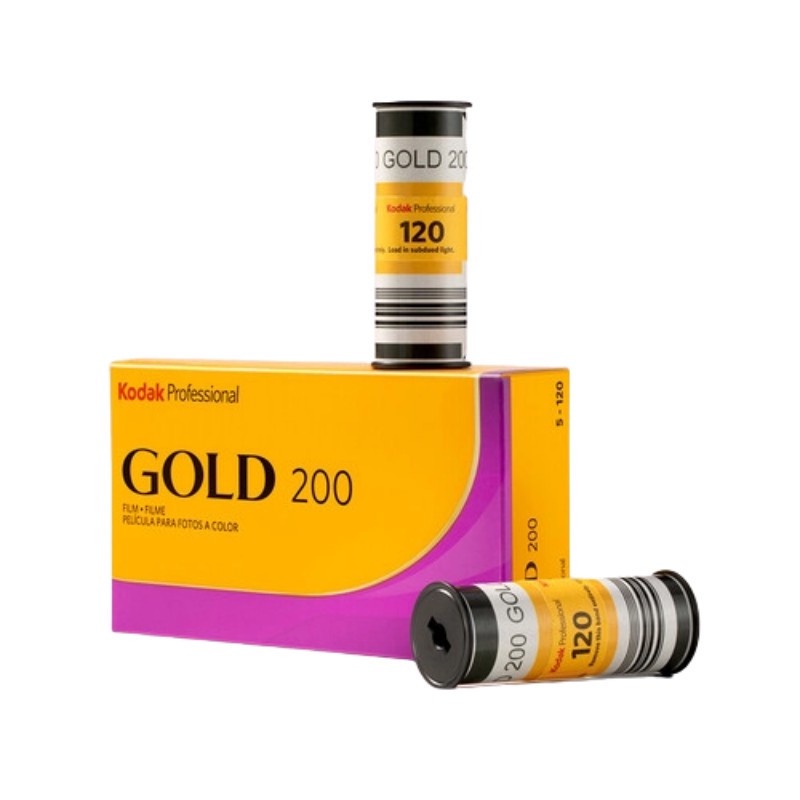 Jual Roll Film Kodak Professional Gold 200 120mm 36exp ISO 200 Color ...
