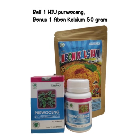 Jual HIU herbal tunggal Purwoceng 60 kapsul | Shopee Indonesia