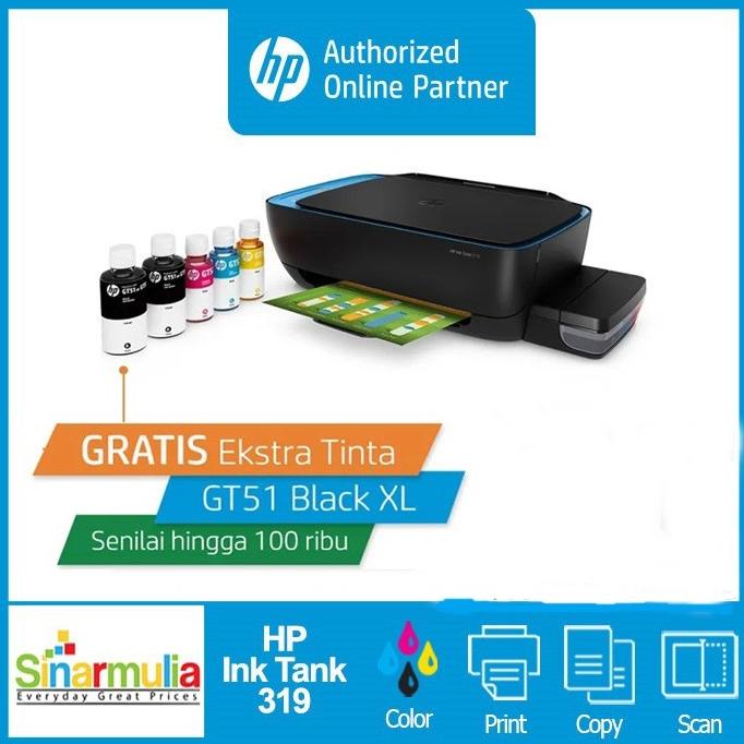 Jual Printer HP Ink Tank 315 All-in-One Print Scan Copy Color | Shopee ...