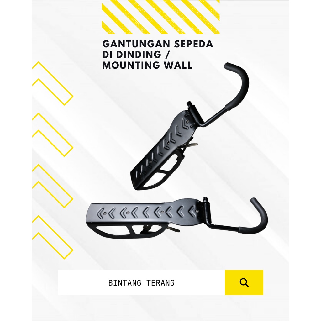 Jual Mounting Wall / Gantungan Sepeda Dinding / Rak Sepeda Vertikal ...