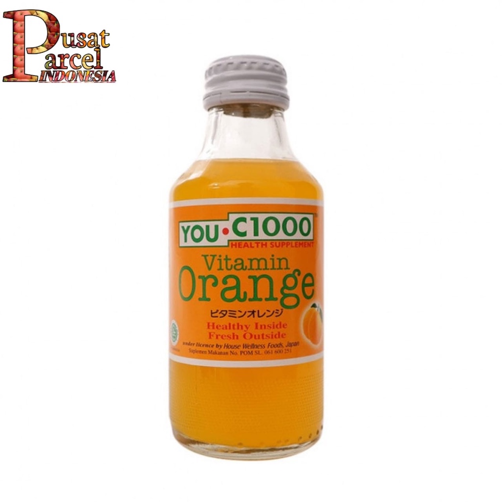 Jual You C 1000 Botol Kaca Rasa Lemon dan Jeruk ( Orange ) 140ml per ...