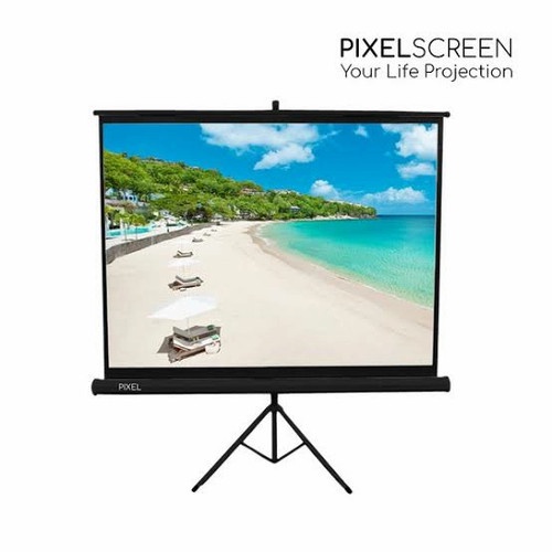 Jual Screen Projector Pixel Layar Proyektor 84 Inch Projector | Shopee ...