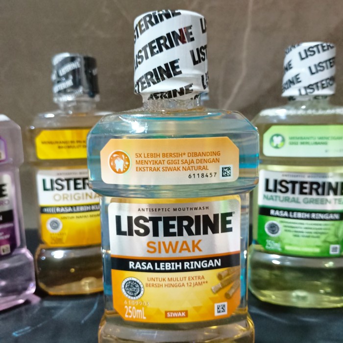 Jual LISTERINE 250ML obat kumur/ Listerin mouthwash 250ml | Shopee ...