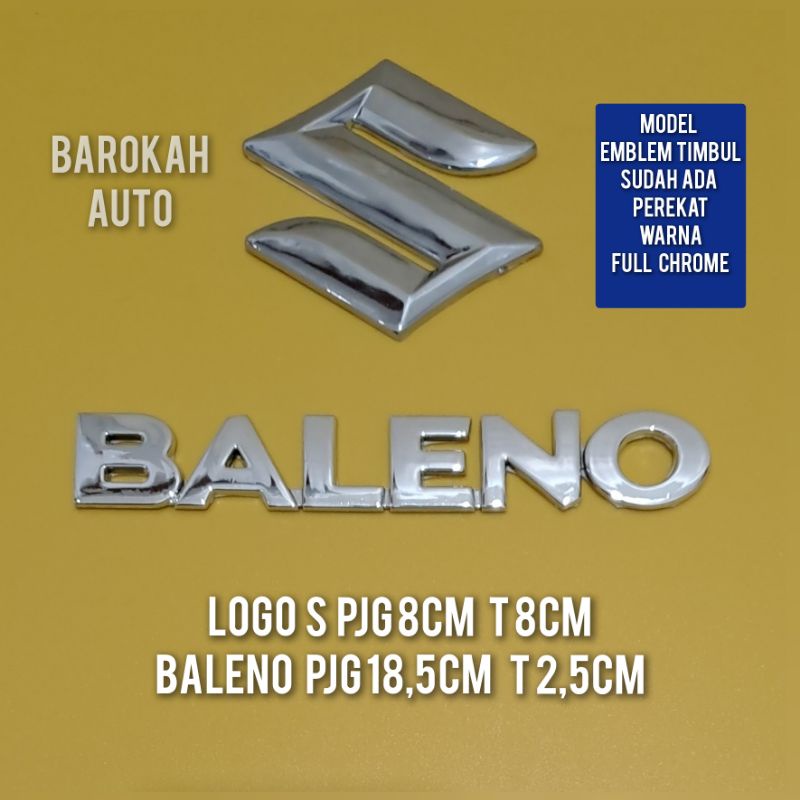 Jual logo suzuki dan emblem baleno harga sudah 2pc | Shopee Indonesia