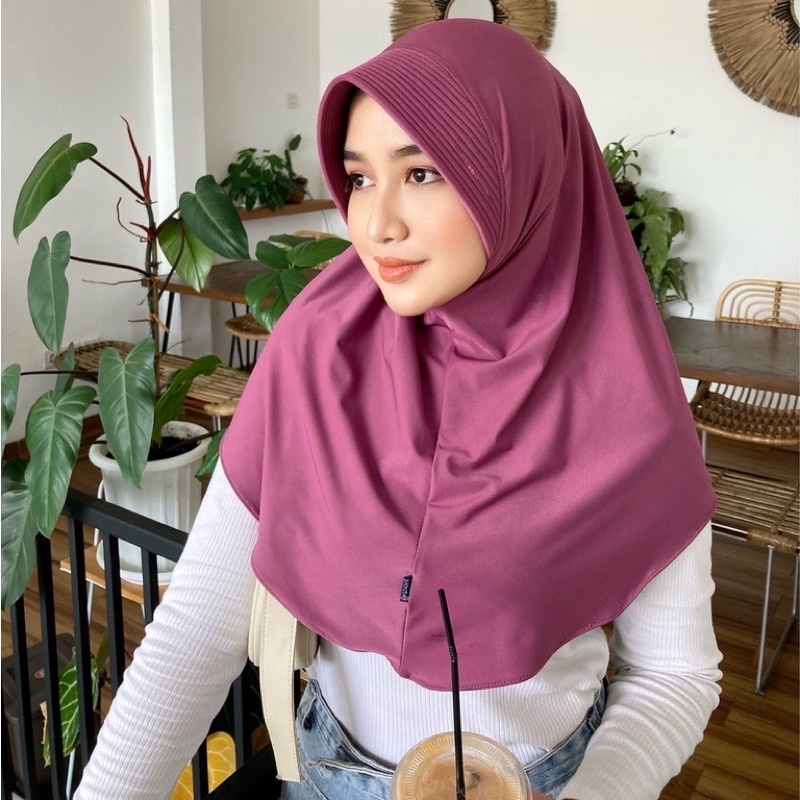 Jual Bergo Hamidah ukuran M [ADA LOGO HAMIDAH] | Shopee Indonesia