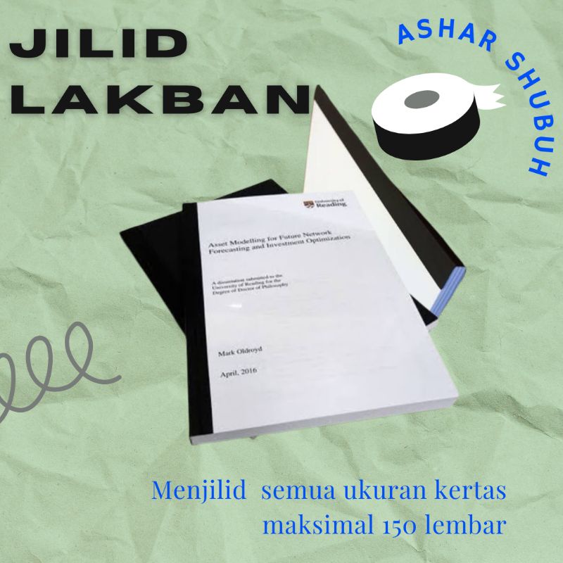 Jual JASA JILID LAKBAN MAKSIMAL 15O LEMBAR | Shopee Indonesia