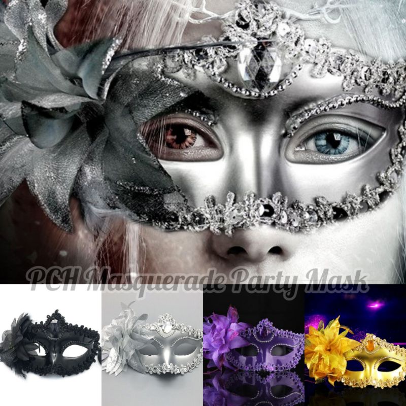 Jual PCH TOPENG PESTA / MASQUERADE PARTY MASK / TOPENG HALLOWEEN ...