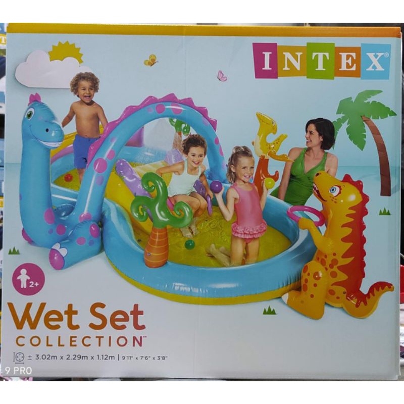 Jual Intex 57135 Dinoland Play Center | Shopee Indonesia