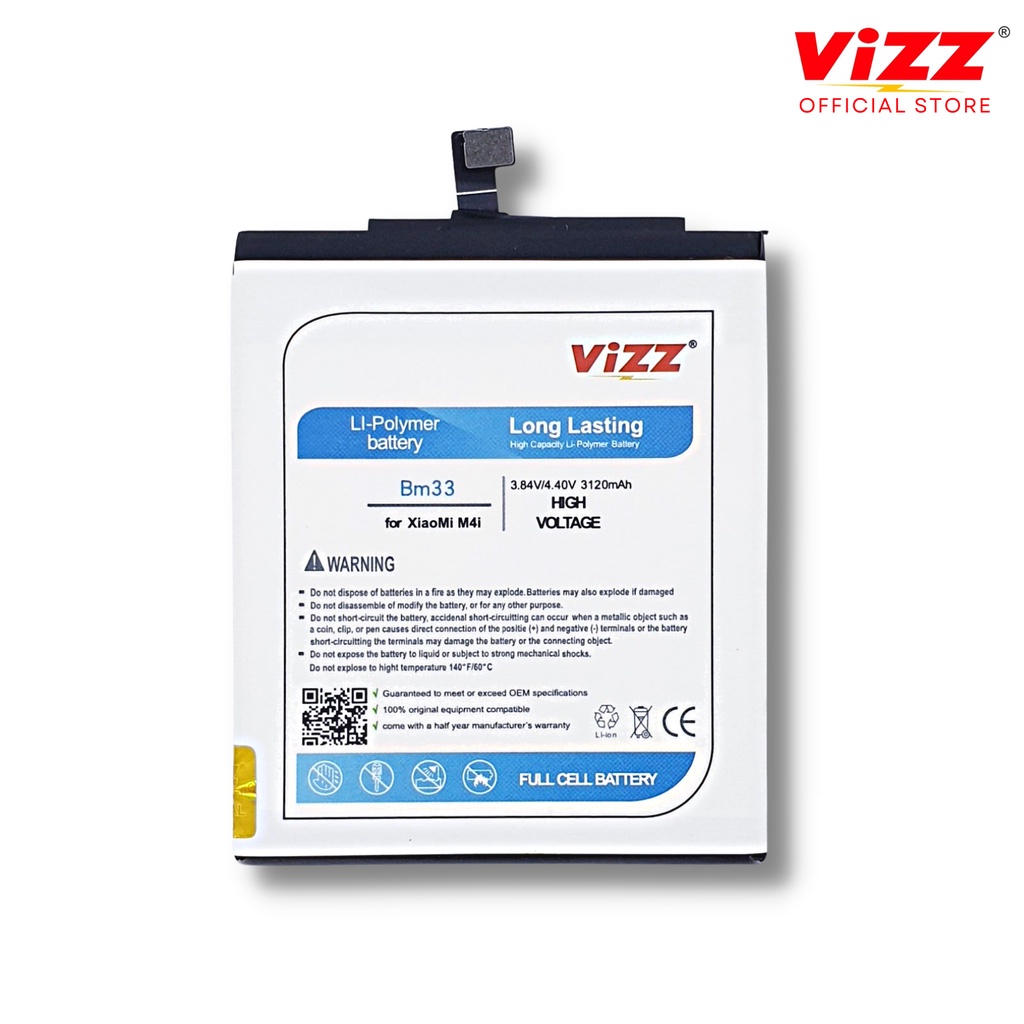 Jual VIZZ Baterai Xiaomi BM33 Batre Mi M4i / Mi4i / Mi 4i | Shopee ...