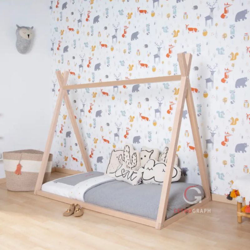 Jual Frame Ranjang Anak Anak / Children Bed Wooden Frame | Shopee Indonesia