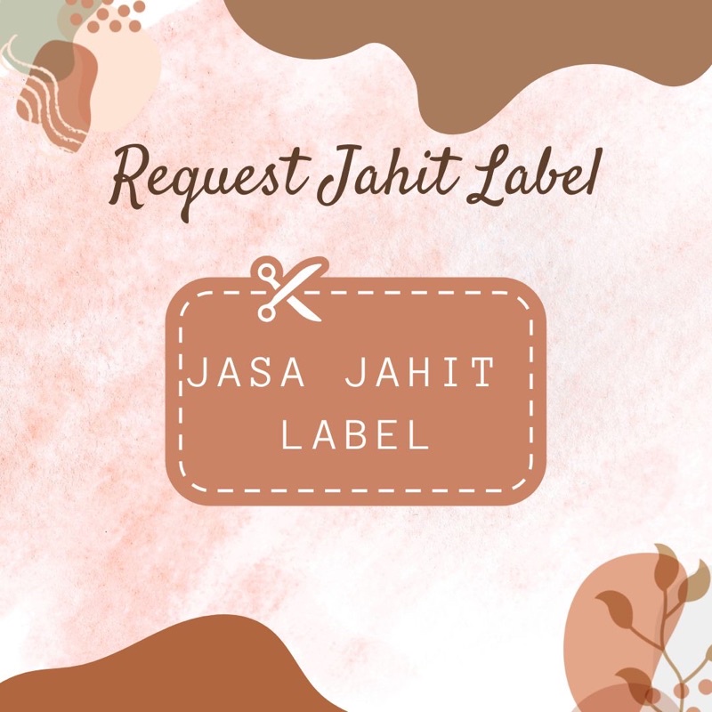 Jual Order Jahit Label Brand | Shopee Indonesia