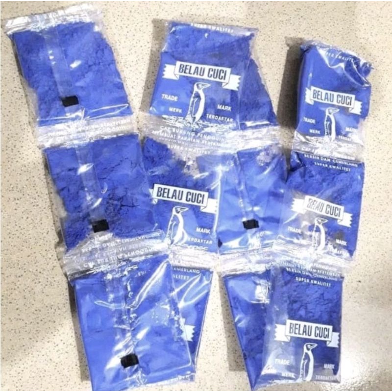 Jual FREE ONGKIRR !! BELAU / BLAU CUCI PER PACK ISI 12 BUNGKUS GROSIR ...