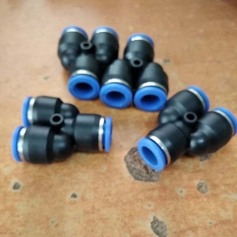 Jual fitting angin pneumatic model Y selang 12 x 12 x 12 mm | Shopee ...