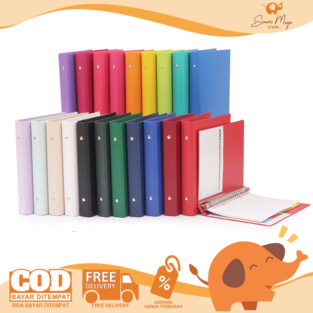 Jual Bantex School Binder A5 1324 / Bantex 1324 / Loose Leaf Ring Besi ...