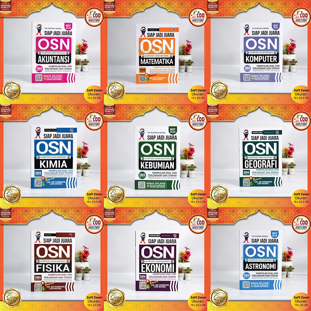 Jual Buku Siap Jadi Juara OSN Olimpiade SAINS Nasional SMA Sederajat ...