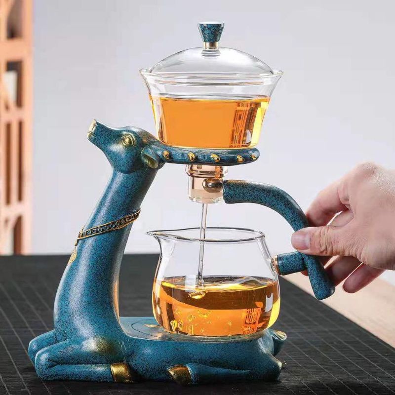 Jual Tea pot magnetic drip ala china Poci teko kaca teh model rusa Teko ...