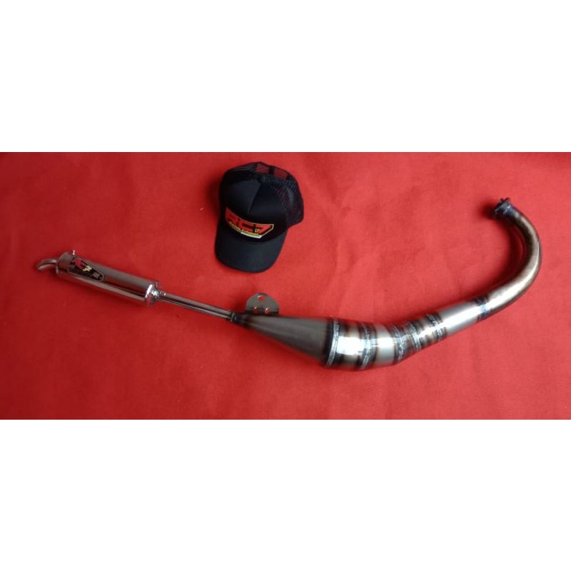 Jual Knalpot Yamaha Rxz RzR model Pain on Slenser Full crom | Shopee Indonesia
