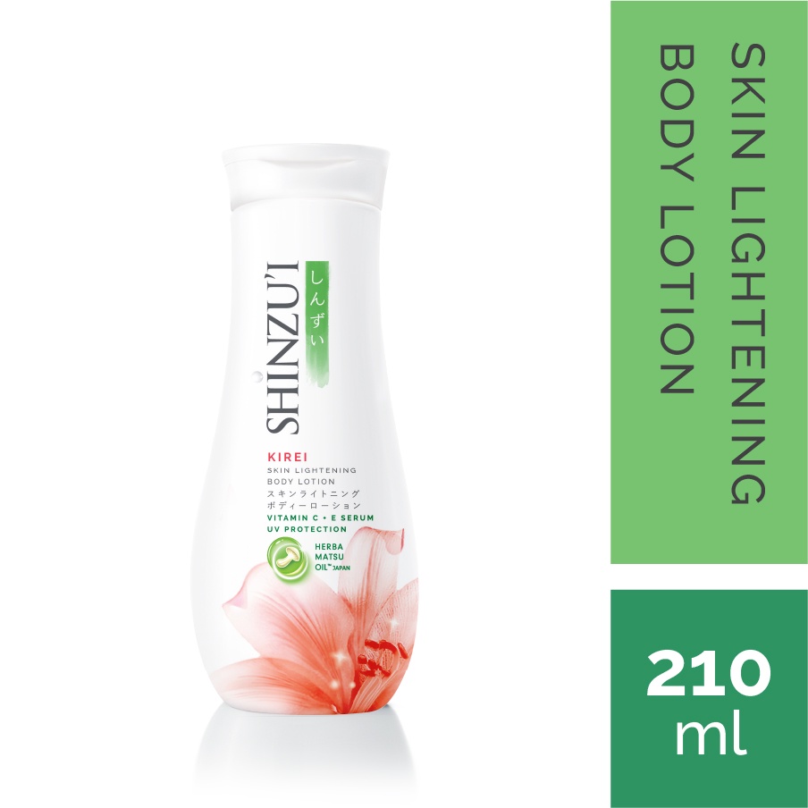 Jual Shinzui Paket Skin Lightening Body Lotion Kirei 210ml + Body Scrub ...