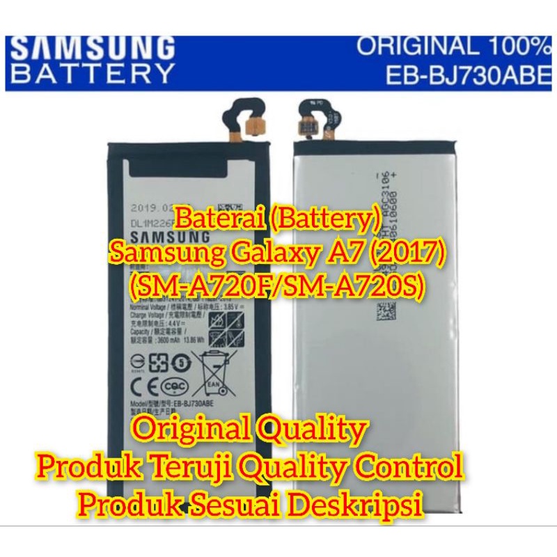 Jual Baterai Battery Samsung Galaxy A7 (2017) SM-A720F SM-A720S ...