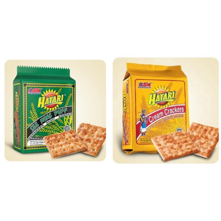 Jual Hatari malkis Cream Crakers dan see Hong puff (perpcs) Crakers ...