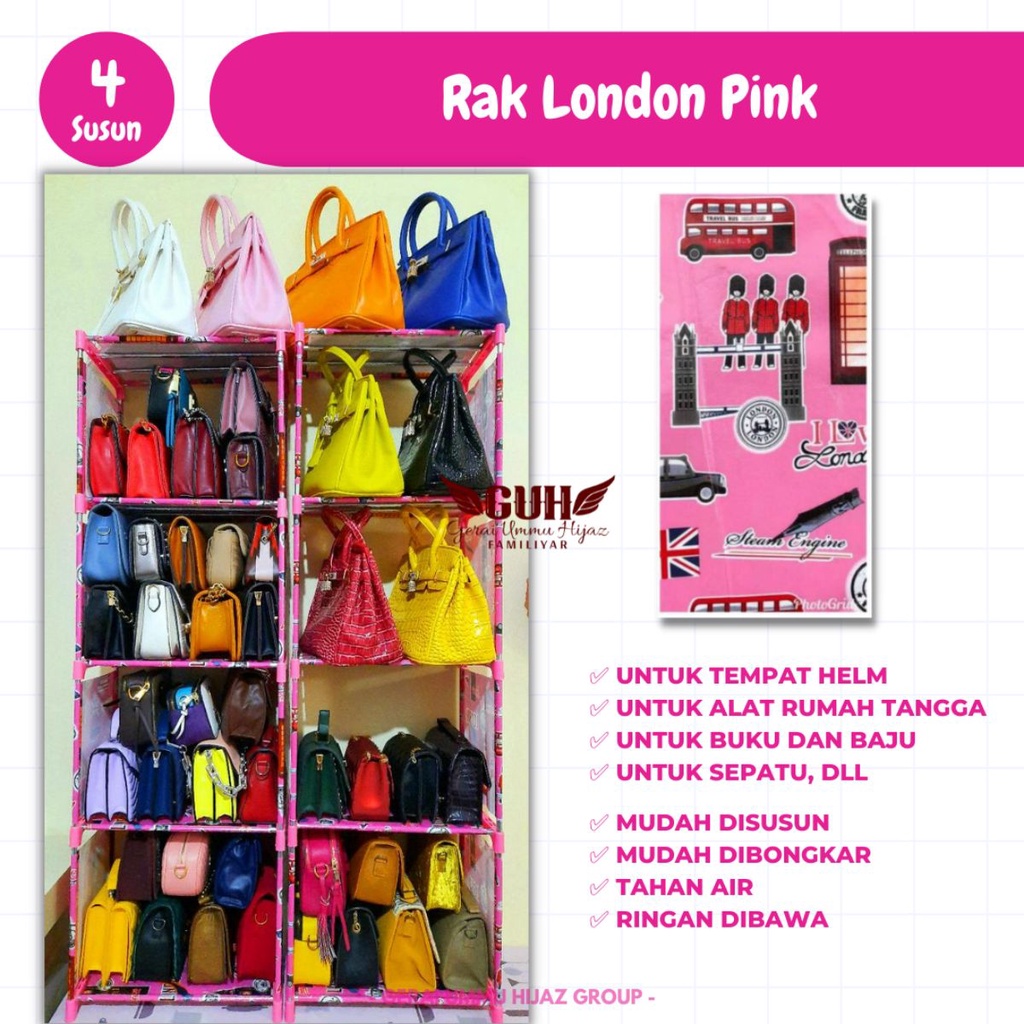 Jual Rak Baju Rak Buku Portable Lemari Pakaian Minimalis Lemari Baju ...