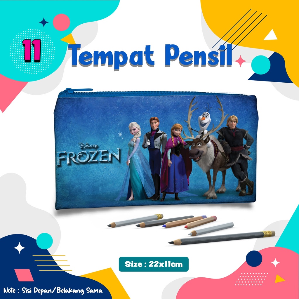Jual Tempat Pensil FROZEN Kode.11 Pencil Case Dompet Pouch Kostak Kotak ...