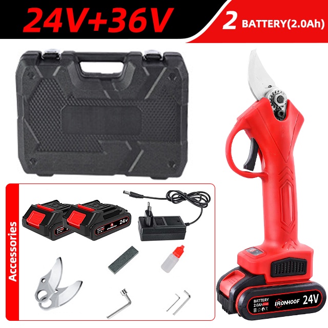 Jual IRONHOOF 24V Gunting Dahan Listrik Gunting Taman Elektrik Garden ...
