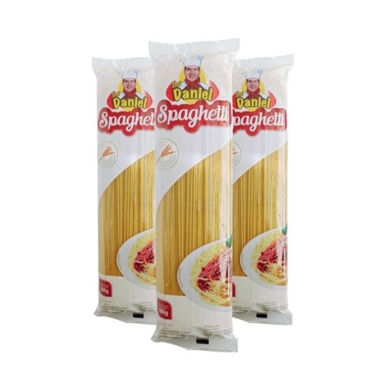 Jual CHEF DANIEL SPAGHETTI PASTA 500 GRAM | Shopee Indonesia
