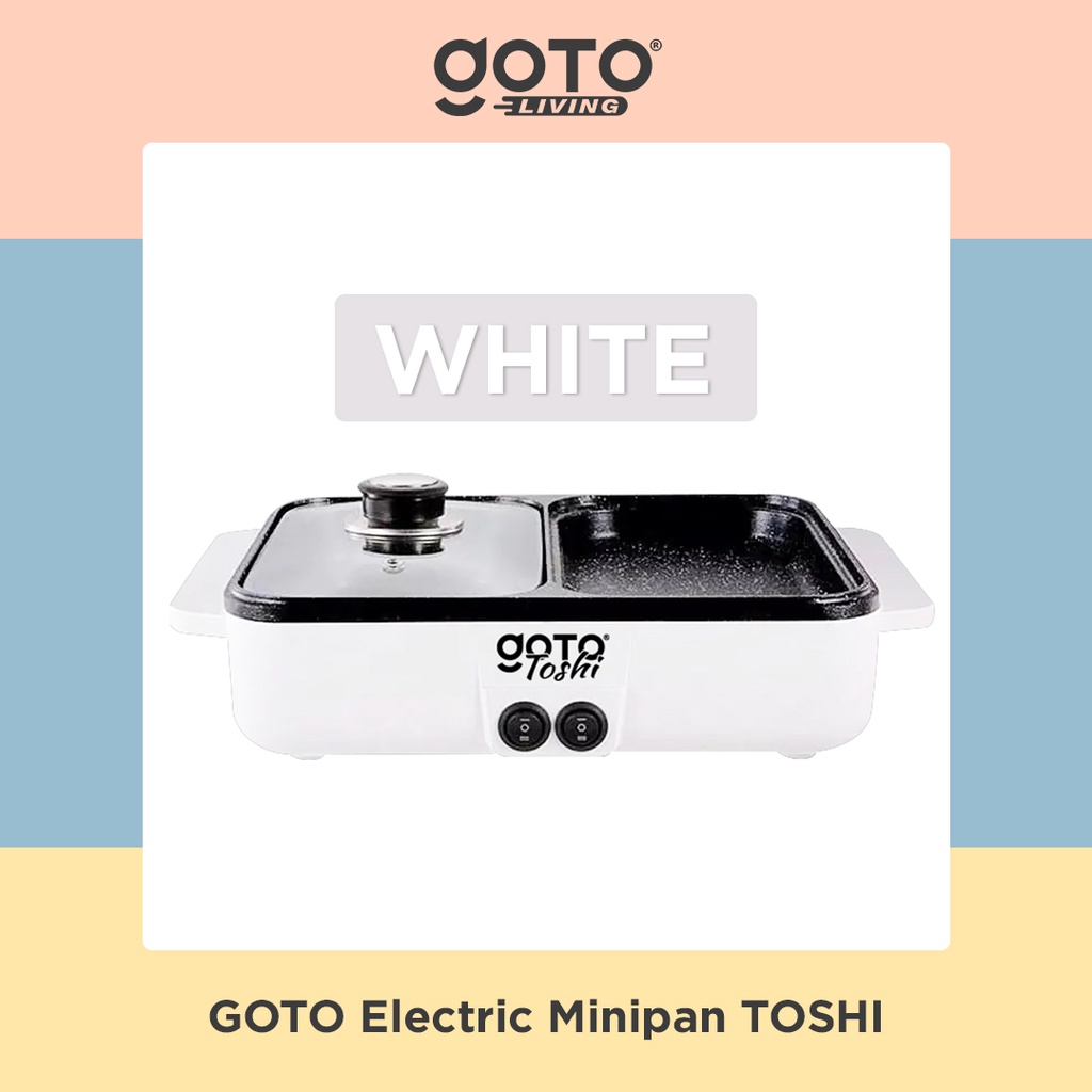 Jual Goto Toshi Minipan Electric Hotpot Alat Panggangan Grill Pan BBQ ...