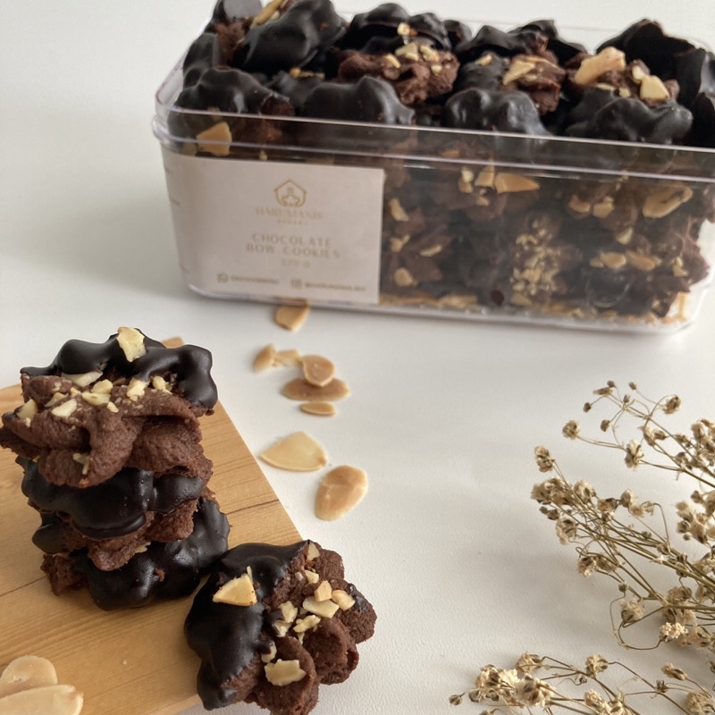 Jual Chocolate Bow Cookies/Homemade Cookies Coklat terenak | Shopee ...