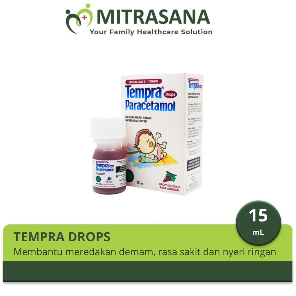 Jual Tempra Drops 15 mL - Menurunkan Demam Pada Bayi | Shopee Indonesia