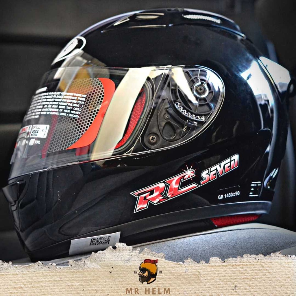 Jual HELM KYT RC7 / SEVEN FULLFACE SOLID BLACK ( MR HELM ) | Shopee ...