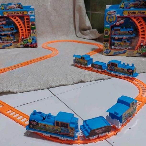 Jual Hot Item..!!! Mainan Kereta Api murah lucu BLUE Train Set - kereta ...