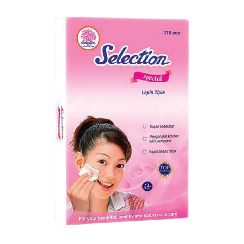 Jual Kapas Selection lapis tipis 60 gram , kapas selection PINK BESAR ...