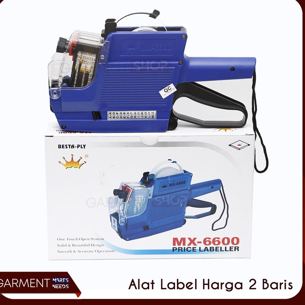 Jual り Alat Label Harga 2 Baris 10 Digit Cetak Stiker Expired Huruf ...
