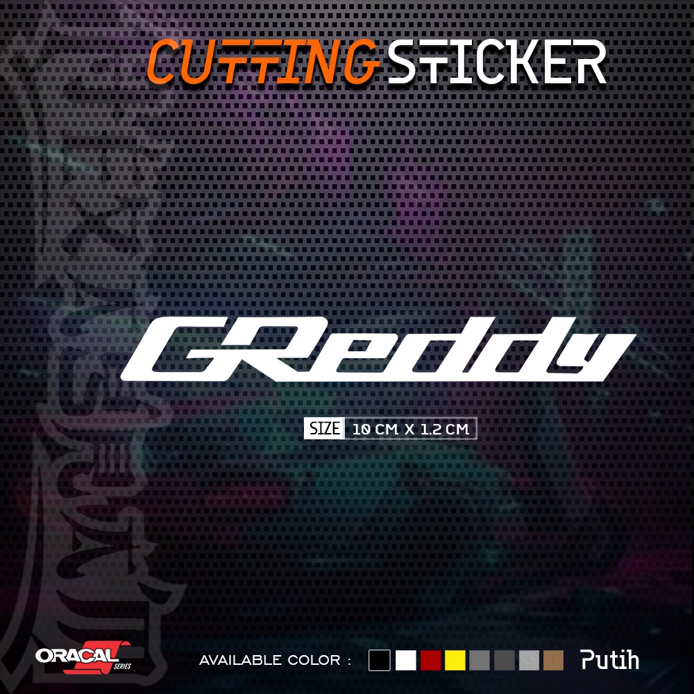Jual Cutting Sticker GREDDY Logo | Stiker Cutting Logo GREDDY | Shopee ...