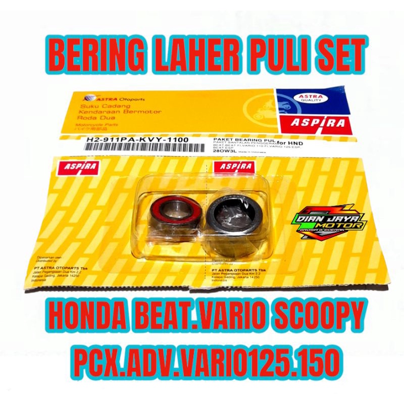 Jual LAHER BERING PULI SET HONDA KVY KVB BEAT VARIO SCOOPY PCX ADV ...
