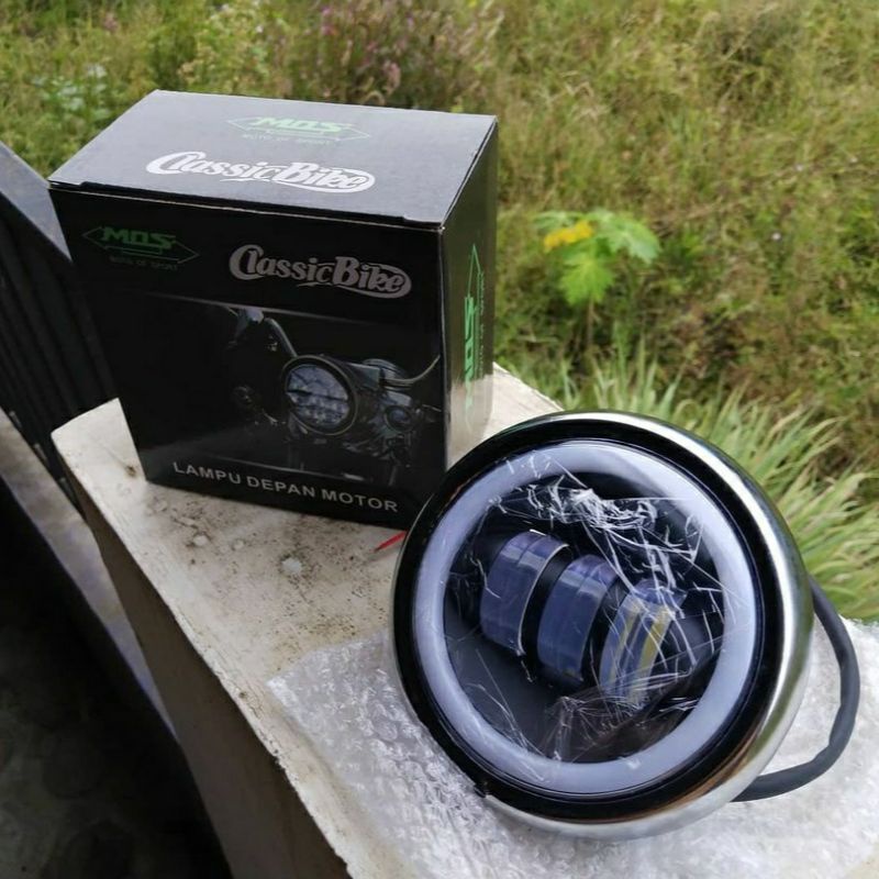 Jual lampu daymaker deymeker 4.5 inc hello ring pnp vespa c70 astra s90 ...