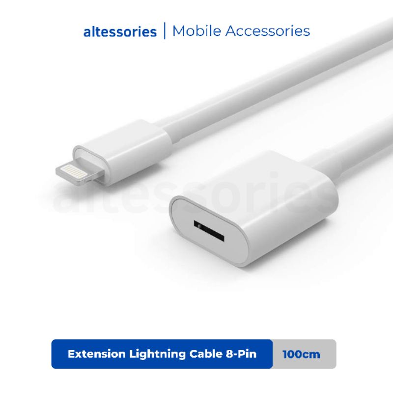 Jual Kabel Extension Lightning Male to Female 8-Pin Charge Video Data ...