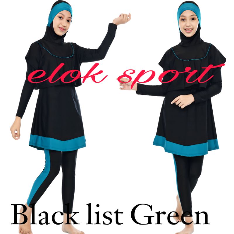 Jual Baju renang muslim baju renang muslim syar'i ABG-REMAJA usia 10-15 ...