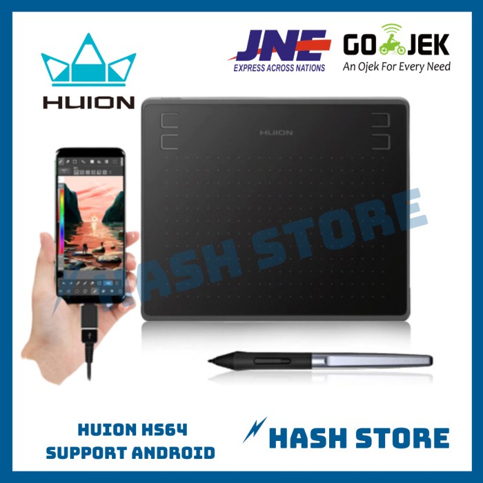 Jual Huion Hs64 Graphics Drawing Digital Tablet (Alt H430P, Gaomon, 420 ...