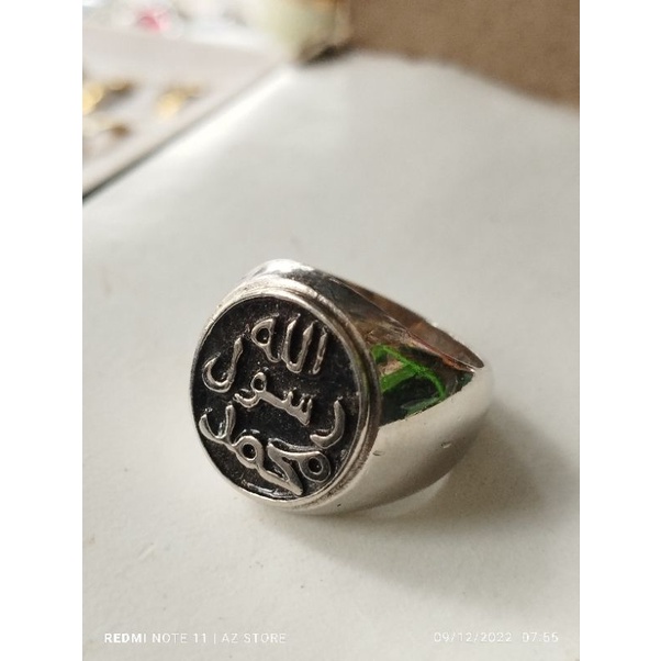 Jual cincin stempel nabi Allah Muhammad terompah | Shopee Indonesia